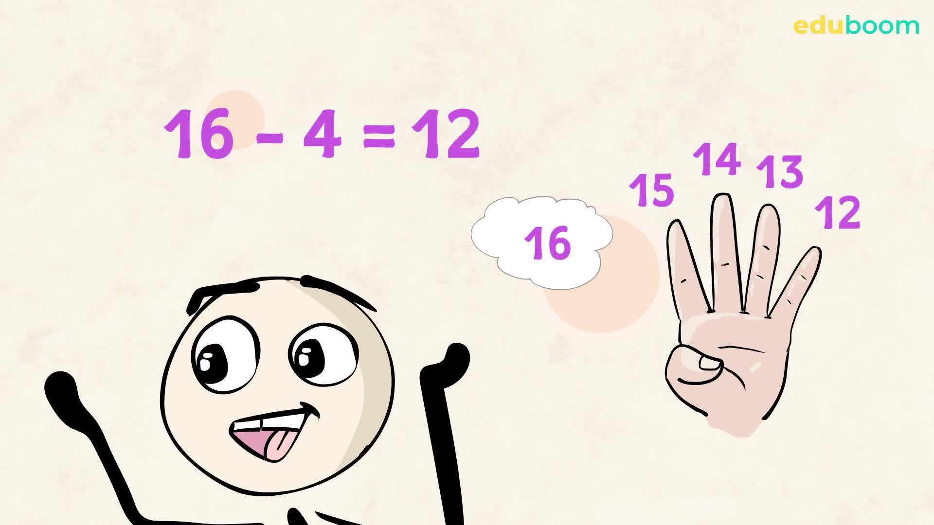 Sottrazioni con i numeri fino a 20 . Matematica prima primaria