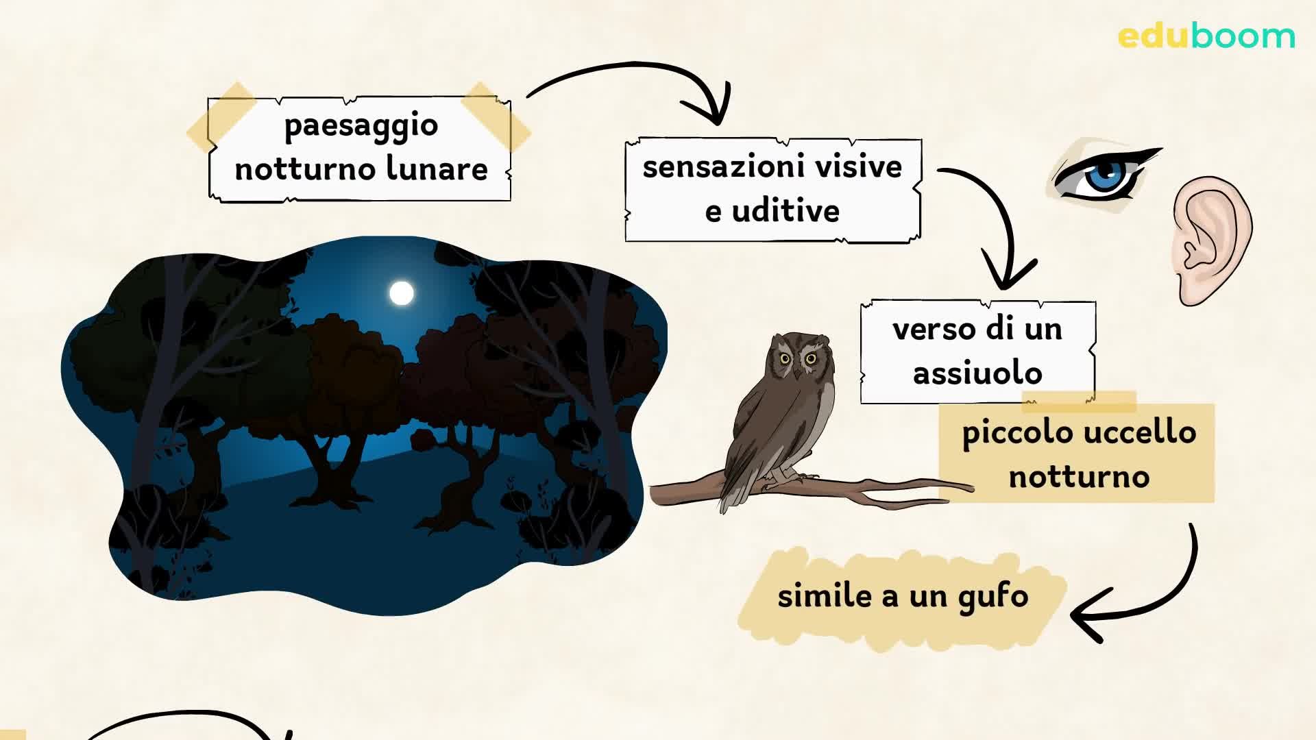 La poesia "L'assiuolo". Parte 1. Lingua e letteratura italiana quinta ...