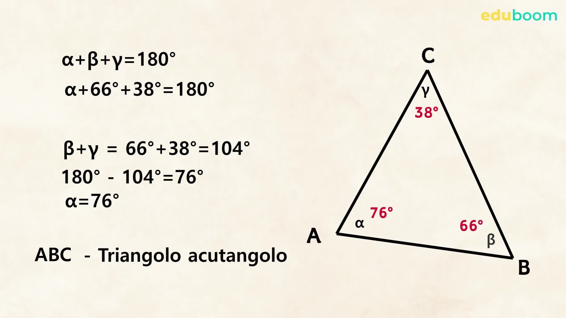 Classificazione dei triangoli rispetto ai lati e agli angoli. Esercizi ...