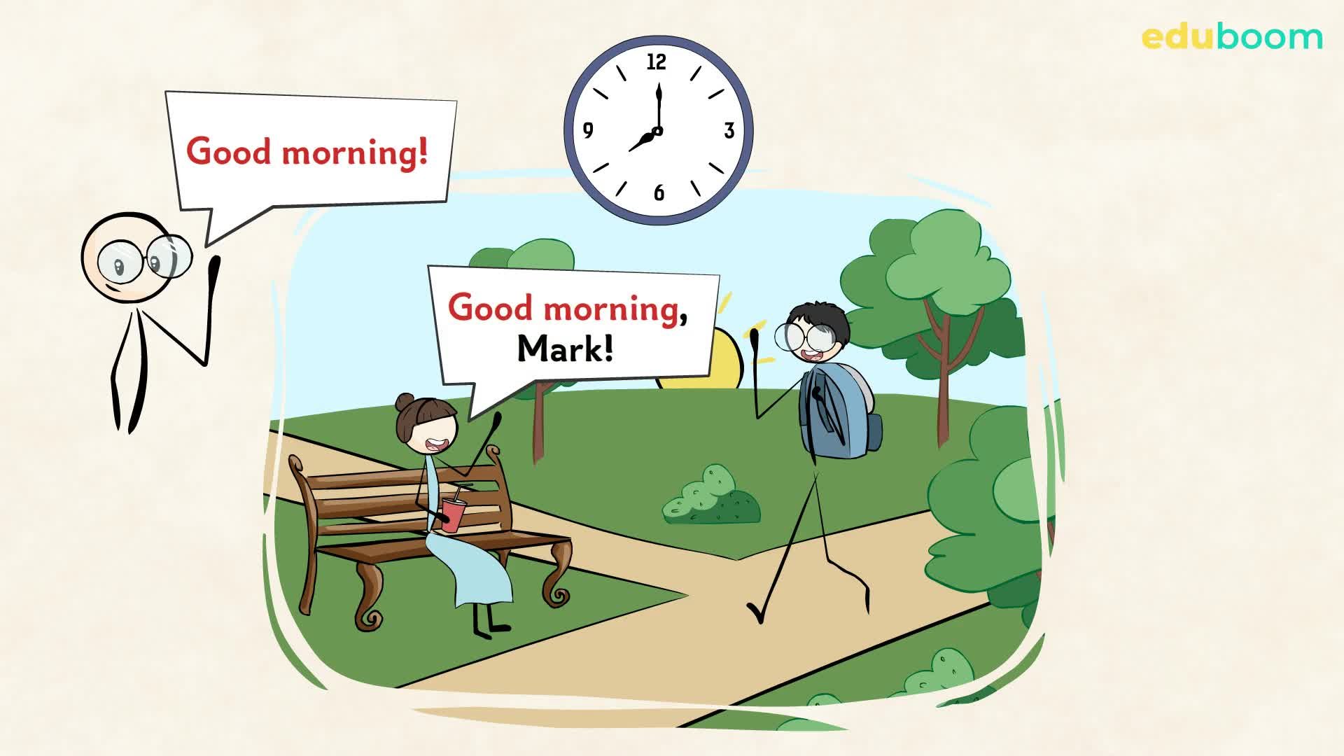 Parts of the day: greetings. Basic classroom instructions. Inglese in ...